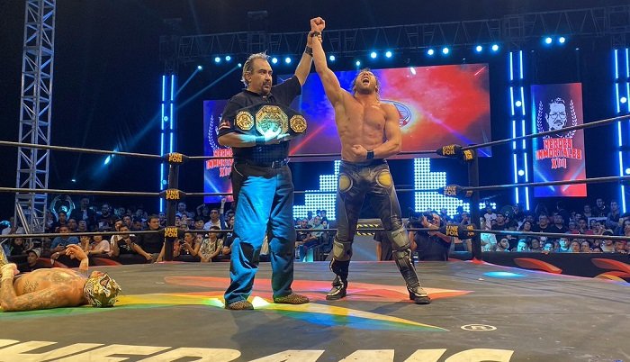 Kenny Omega Promises To Bring His Newly Won AAA Mega Championship To ...