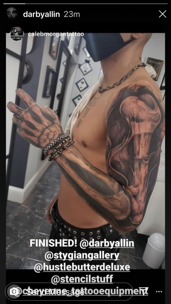 Darby Allin Reveals New Sleeve Tattoo (w/Photo) – WEB IS JERICHO Darby Allin Reveals New Sleeve Tattoo (w/Photo) – WEB IS JERICHO