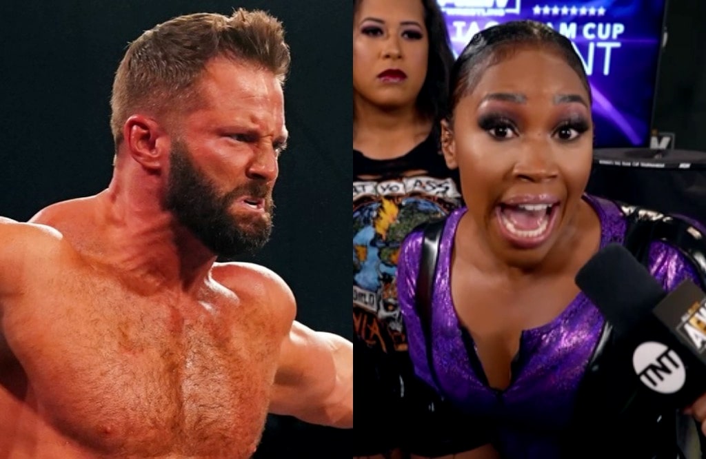 Former WWE Wrestlers Matt Cardona And Ariane Andrew Appear On AEW ...