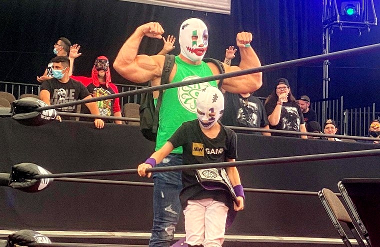 Brodie Lee Jr. Presented Dark Order Championship Belt – WEB IS JERICHO