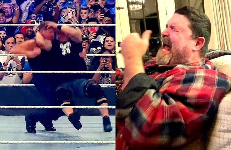 Mick Foley Shares His Hilarious Reaction Video For The "World's Worst Stunner" - WEB IS JERICHO