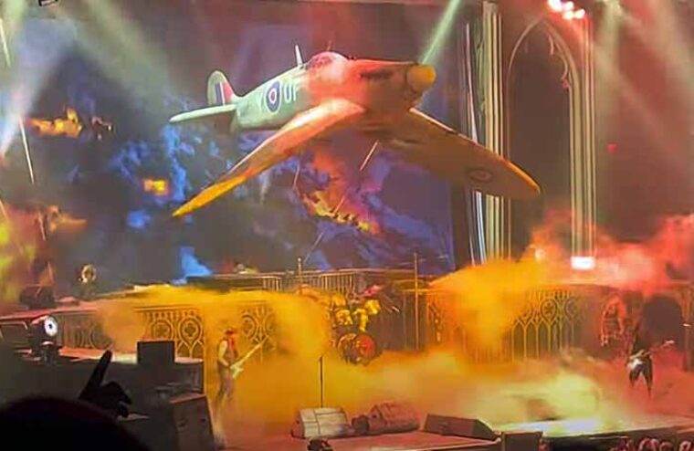 Iron Maiden’s Stage Plane Malfunctions During Concert (w/Video) – WEB ...