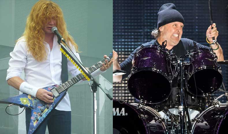 Dave Mustaine Rips Metallica Drummer Lars Ulrich - WEB IS JERICHO