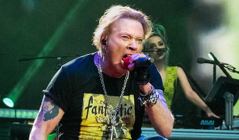 Guns N' Roses Singer Axl Rose Allegedly Hit Woman With Microphone - WEB ...