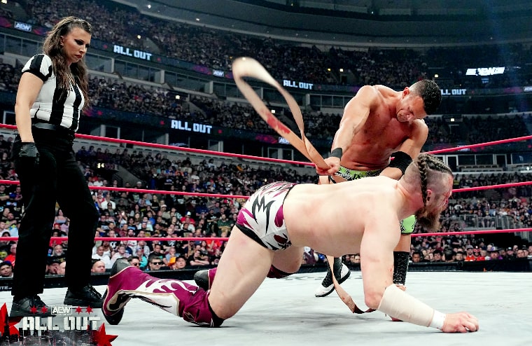 Ricky Starks Displays The Welts From His All Out Strap Match - WEB IS ...