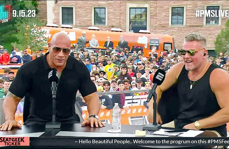 The Rock Says He Was Going To Wrestle Roman Reigns At WrestleMania 39 ...