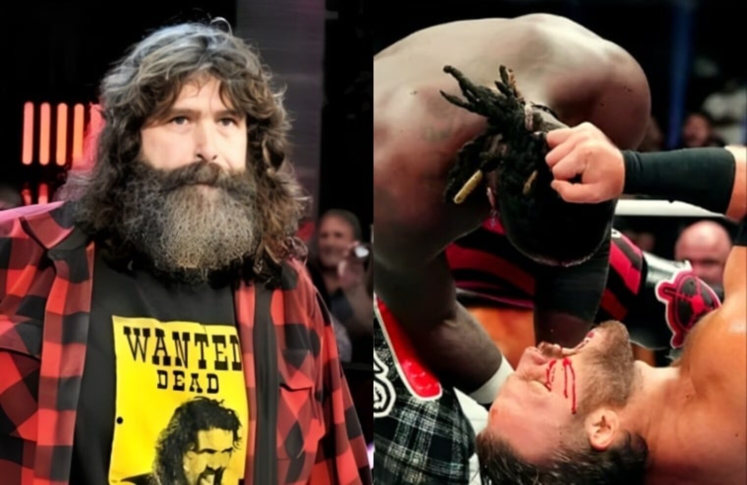 Mick Foley Shares His Opinion Of Controversial Blood Spot At Full Gear - WEB IS JERICHO