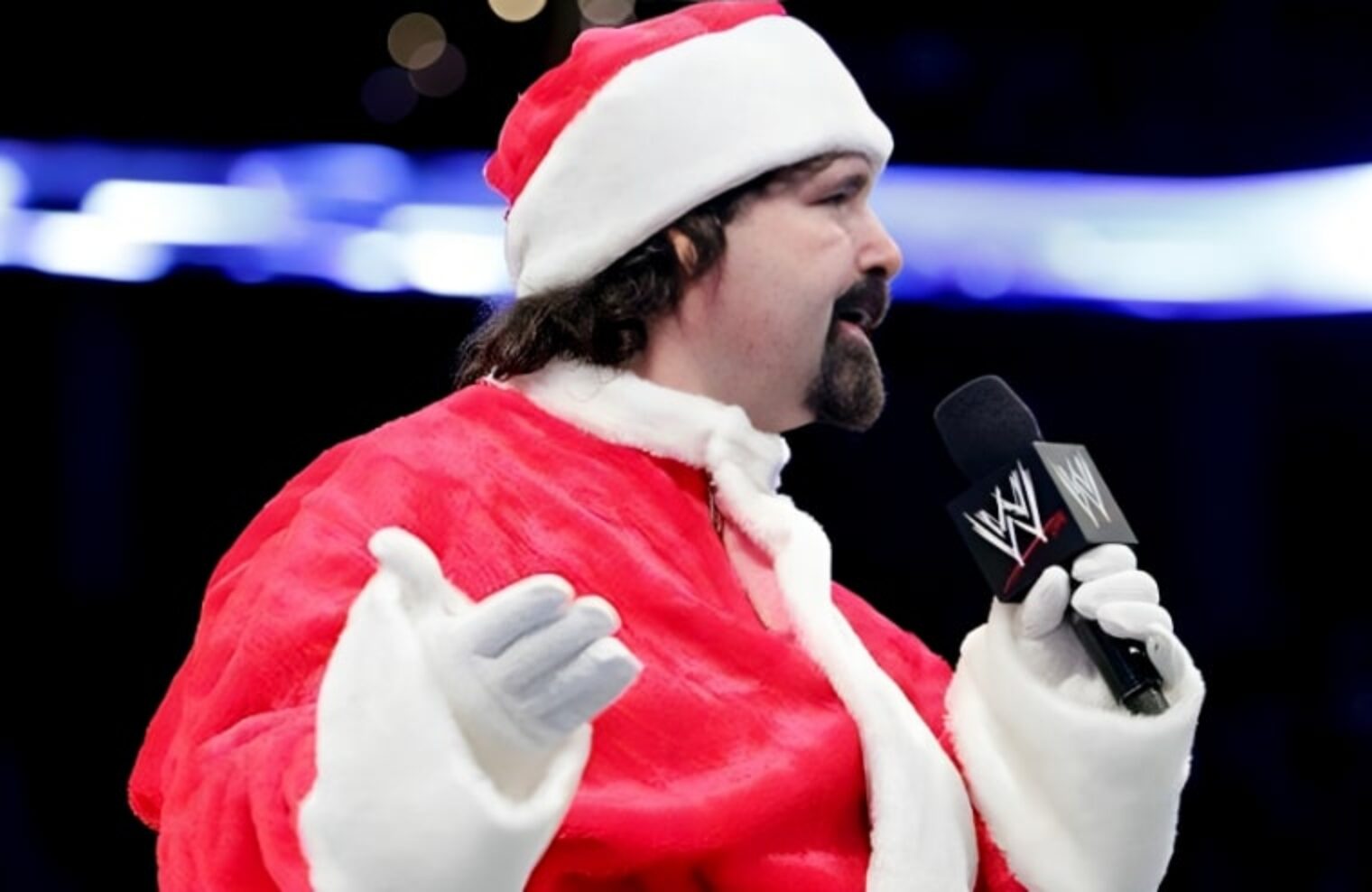 Mick Foley Gets Physical During Death Match Dressed As Santa Claus (w ...