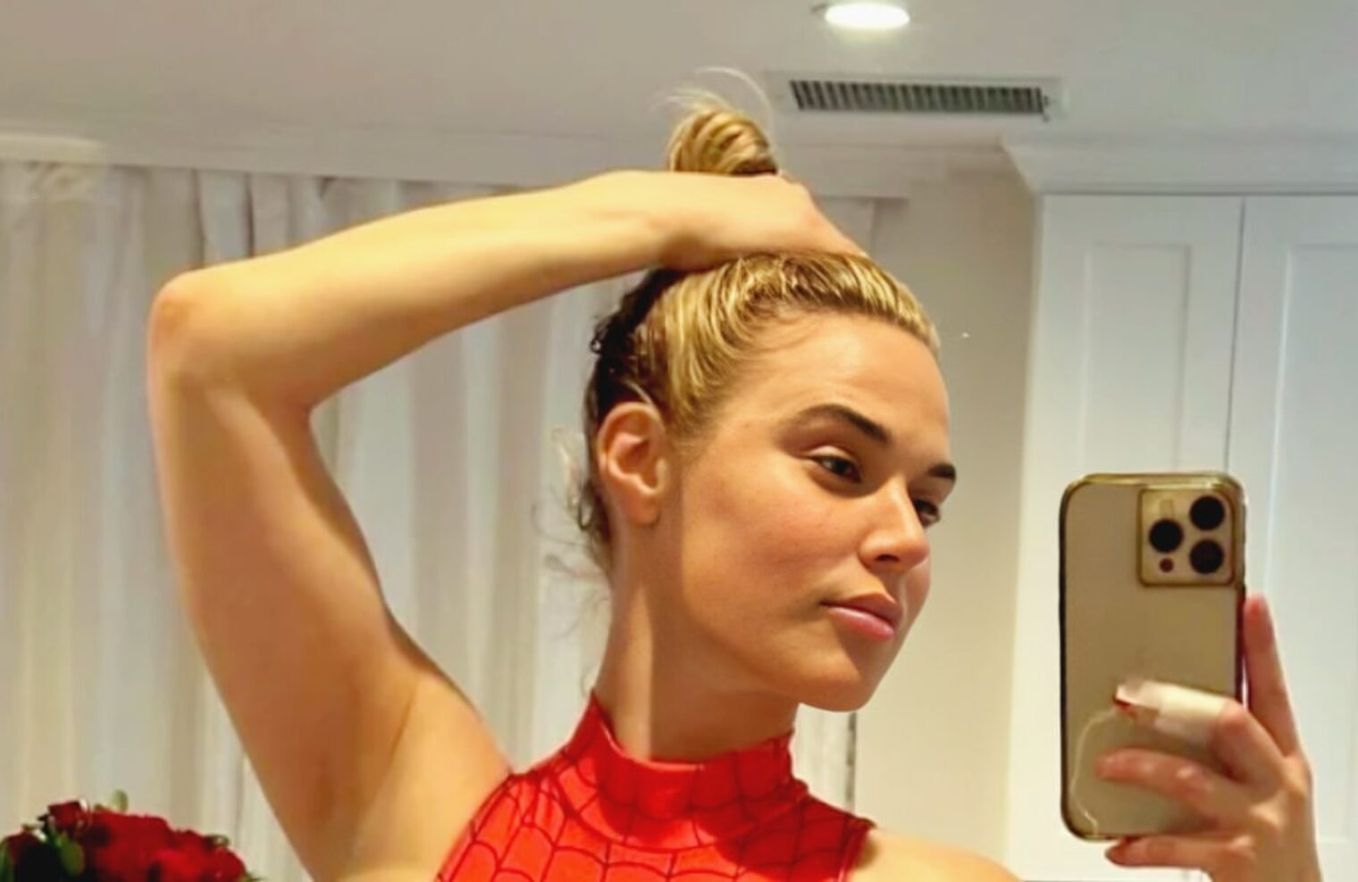 CJ Perry Gets Fans' Spidey Senses Tingling With Chris Jericho Cruise ...