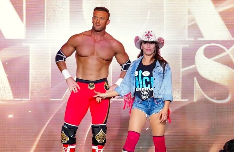 Fans Snitch Tag Mickie James After Nick Aldis Was "Caught In 4K" During ...