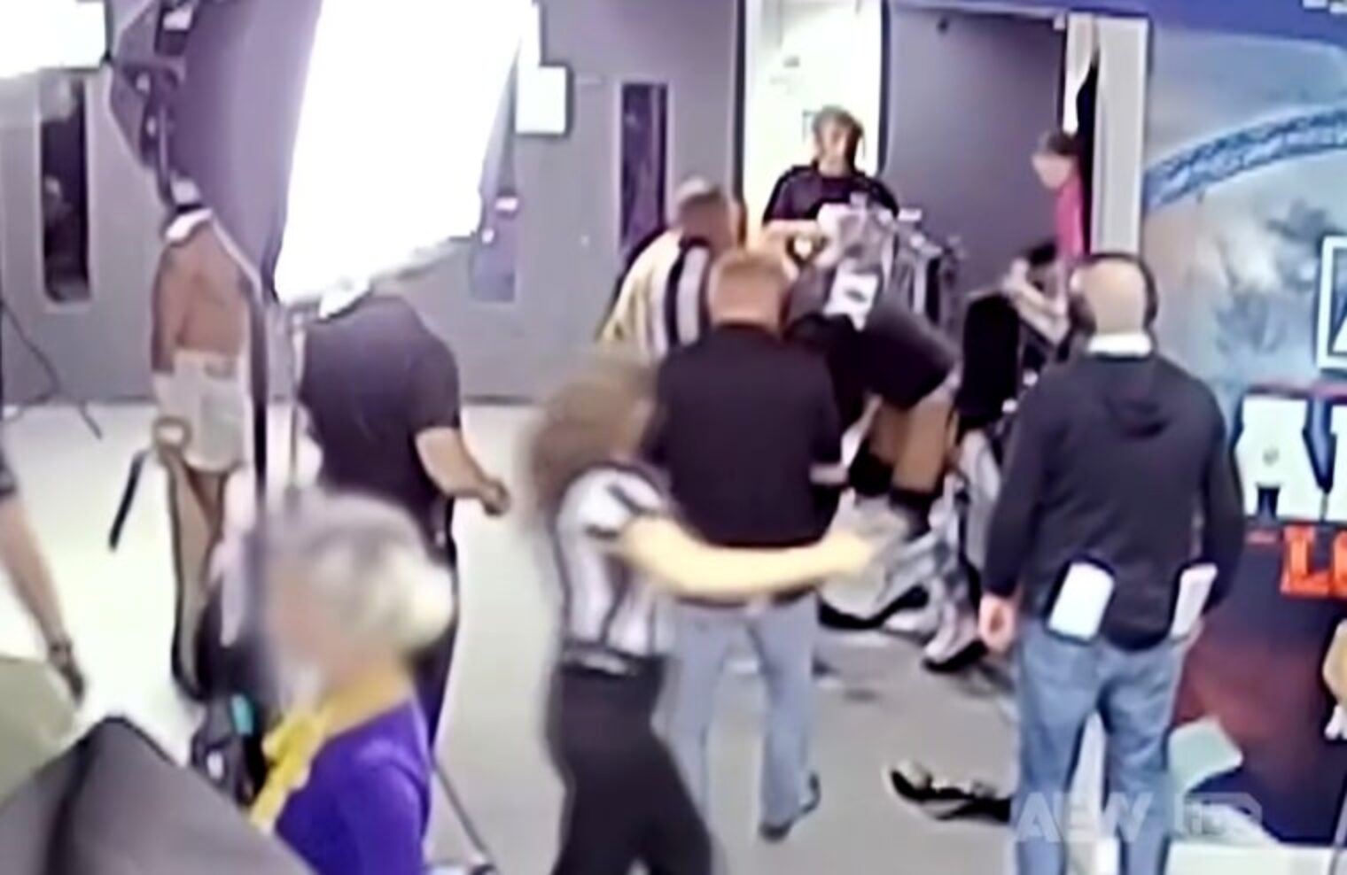 Aew Airs Cm Punk And Jack Perrys All In Backstage Altercation Footage Wvideo Web Is Jericho