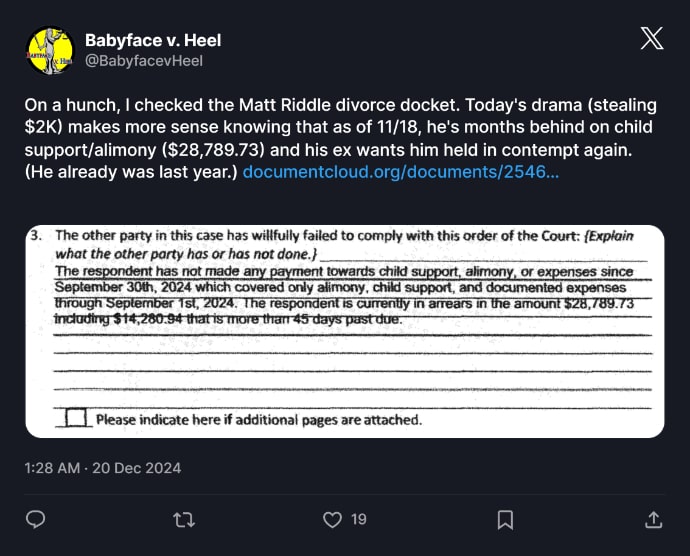 Matt Riddle's Ex-Wife Is Taking Legal Action Against The Former WWE ...