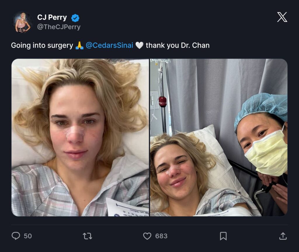 Former WWE & AEW Talent CJ Perry Requests Prayers Ahead Of Surgery ...