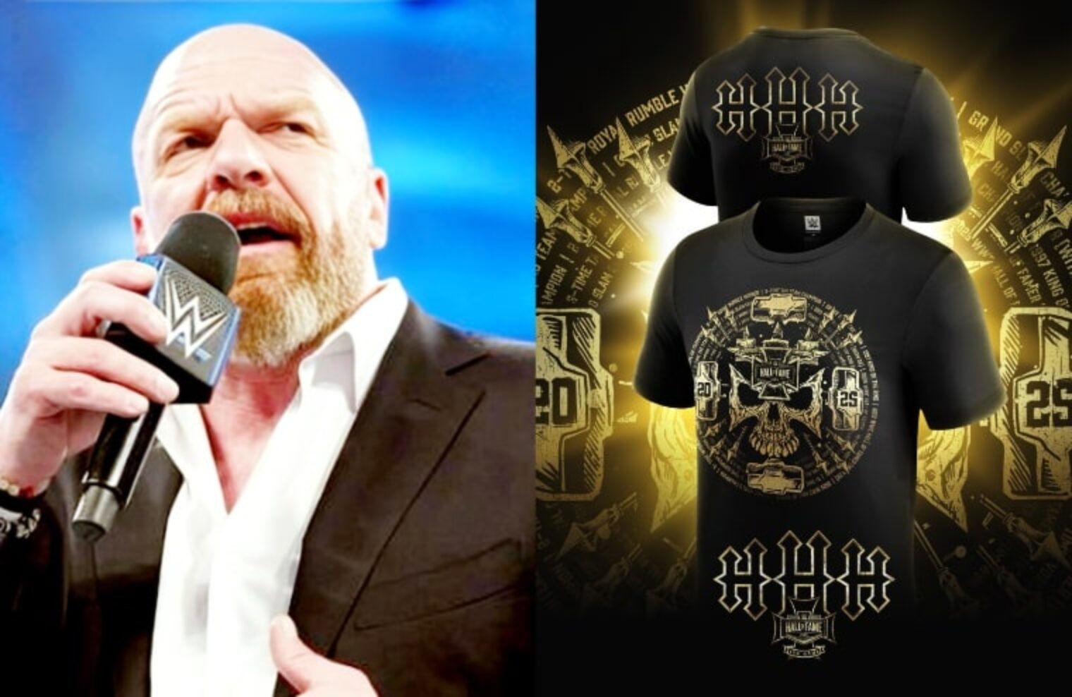 Fans Spot Error On Triple H's New WWE Hall Of Fame T-Shirt - WEB IS JERICHO