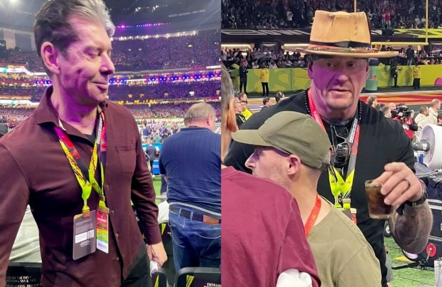 The Undertaker Defends Attending The Super Bowl With Vince McMahon - WEB IS JERICHO