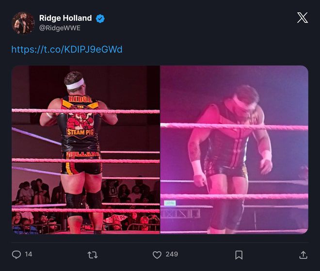 Ridge Holland Debuts Updated Look & Bizarre New Nickname During NXT ...