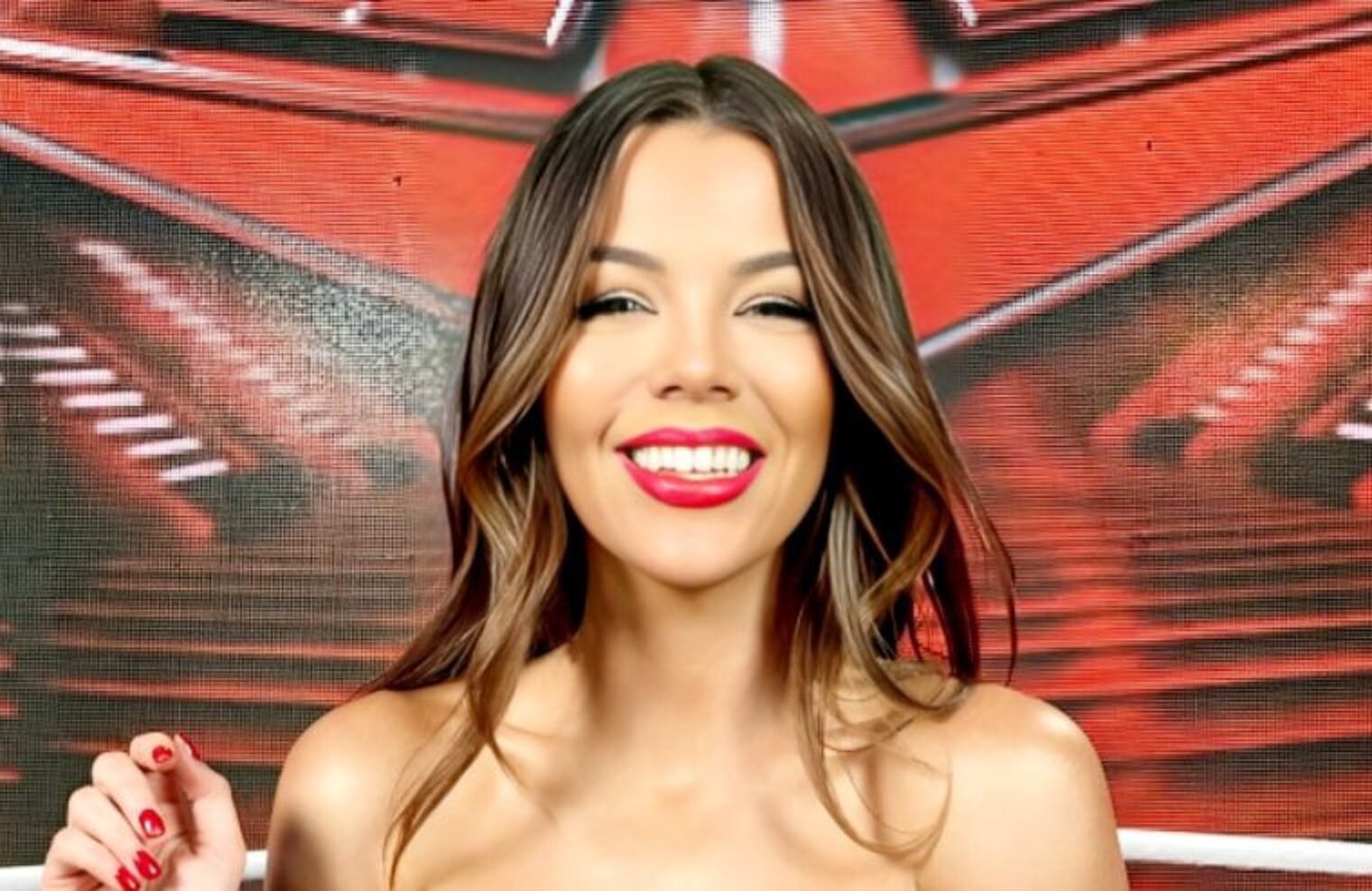 WWE’s Jackie Redmond Stuns in Jaw-Dropping Dress At Maxxine Dupri’s ...